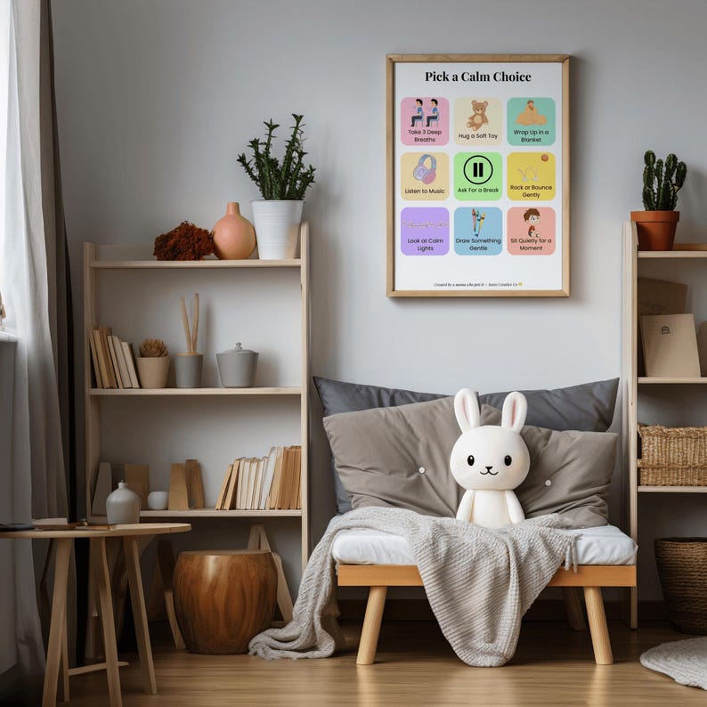 Calm Choice Charts for Kids | Coping Strategies Board | Emotional ...