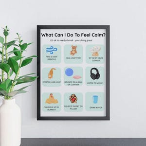 Sensory Break Menu for Kids | Printable Calm Down Choice Board | Autism ...