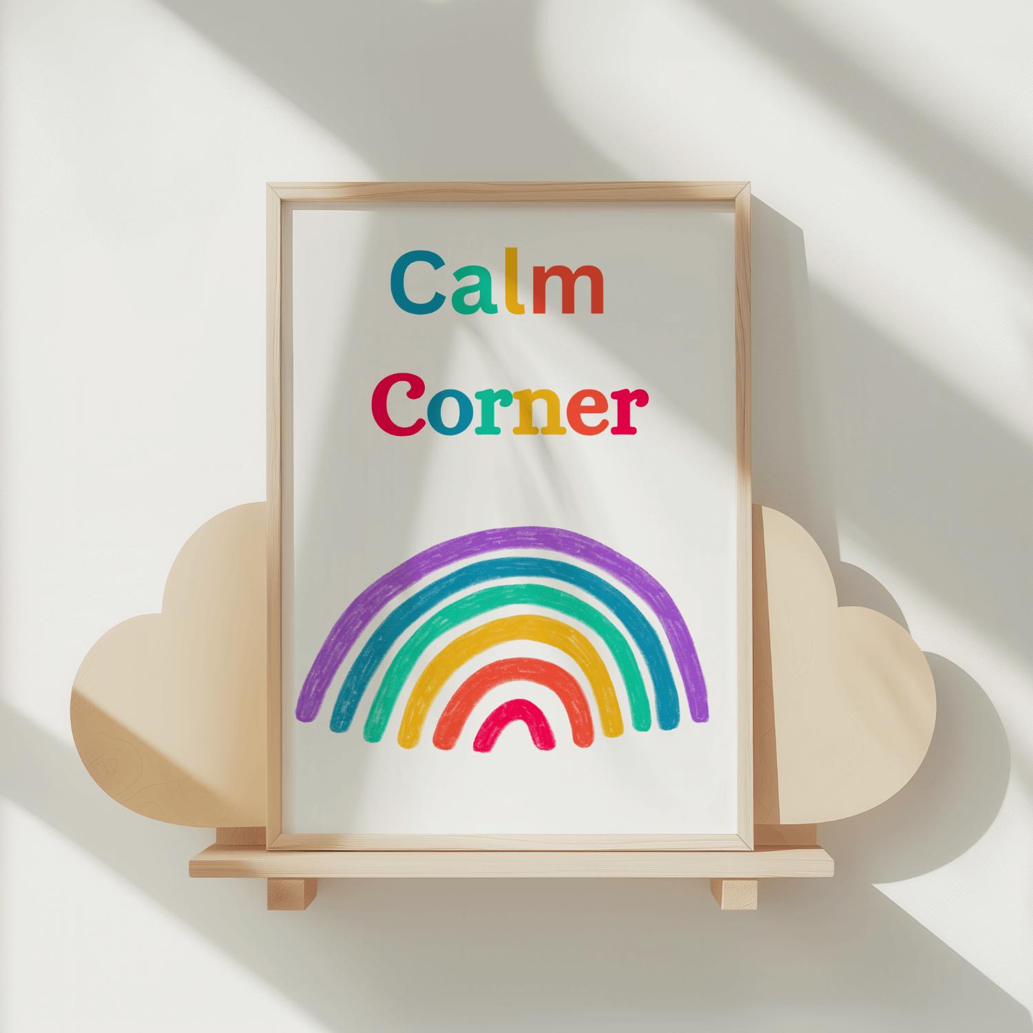 Kids Calm Corner Poster | Calm Corner Posters | Classroom Decor ...