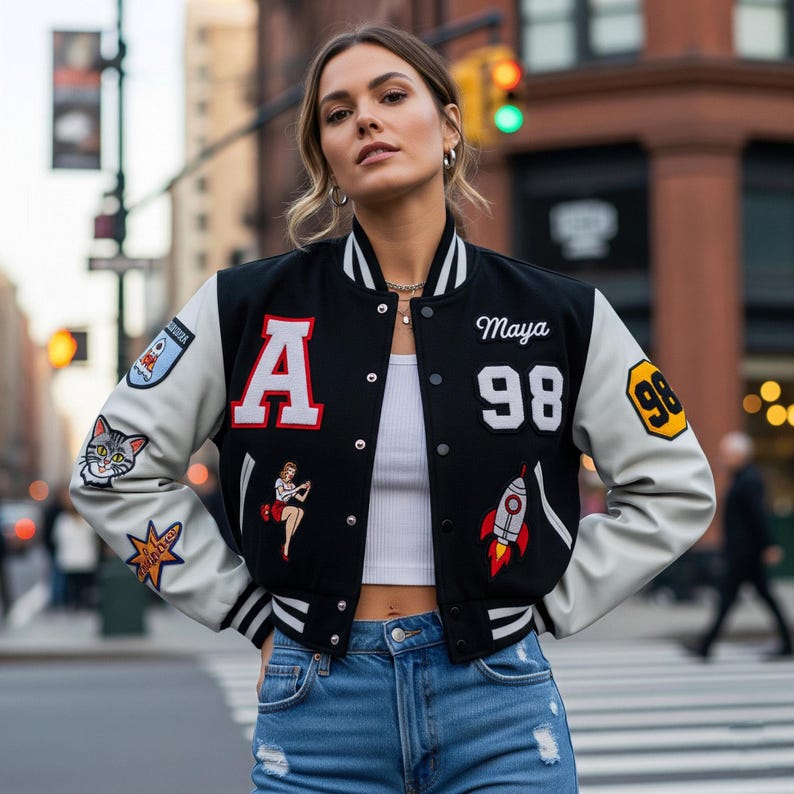 Men Varsity Personalized Letterman Jackets Bulk & Single Custom, Simple ...