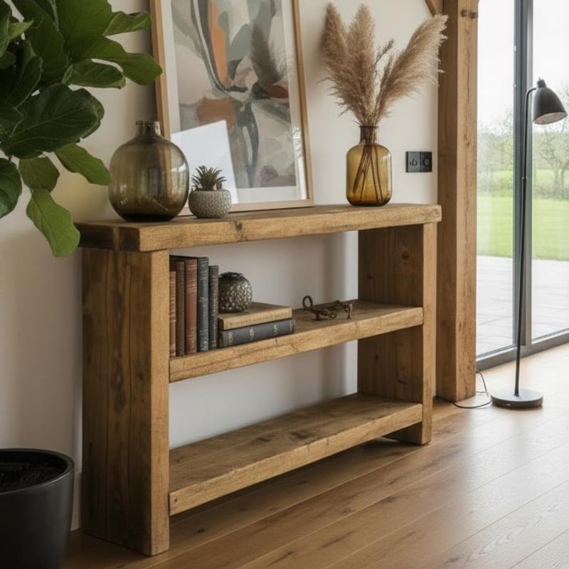 Entry Table Bookshelf - Etsy UK