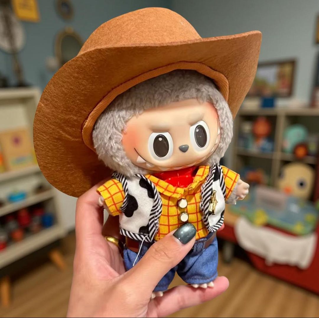 Cowboy Doll Outfit for Labubu – Western Clothes Set With Hat, Shirt ...