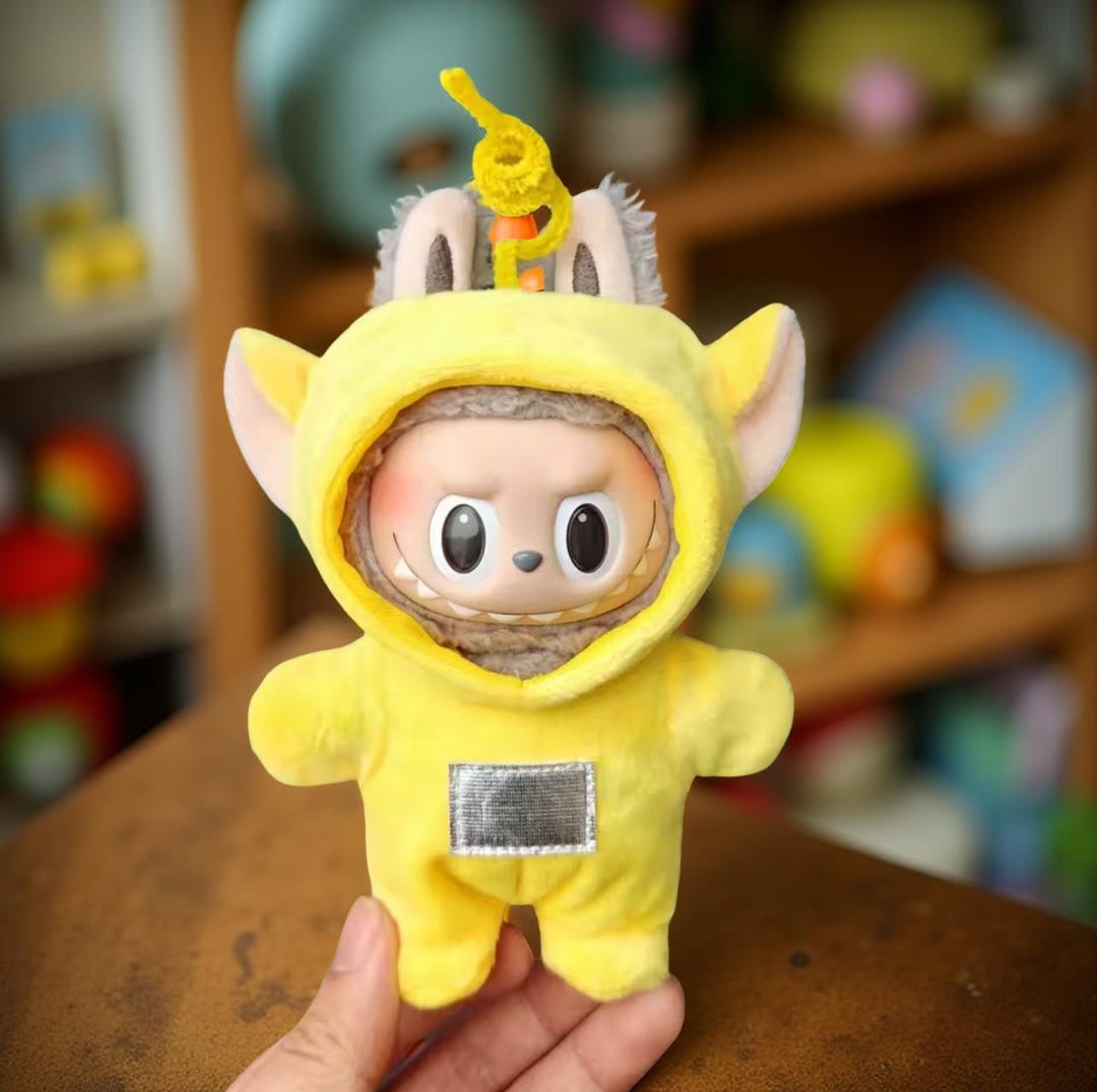 Labubu Doll Teletubbies Outfit Set – Cute Plush Costume Clothes – 4 ...