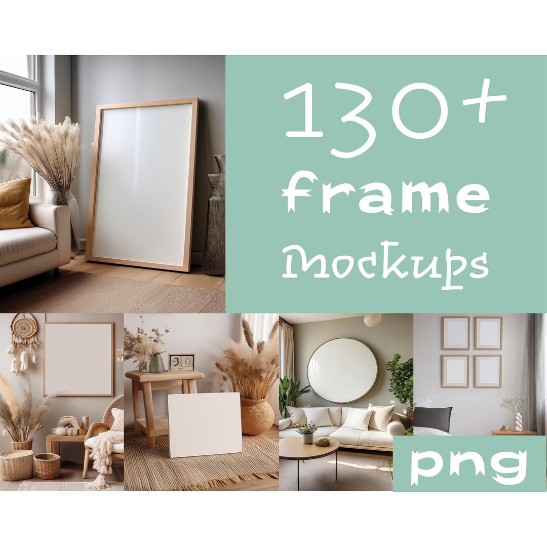 130+ Frame Mockup Bundle, Premium Frame Mockup, Frames Mockup Bundle ...