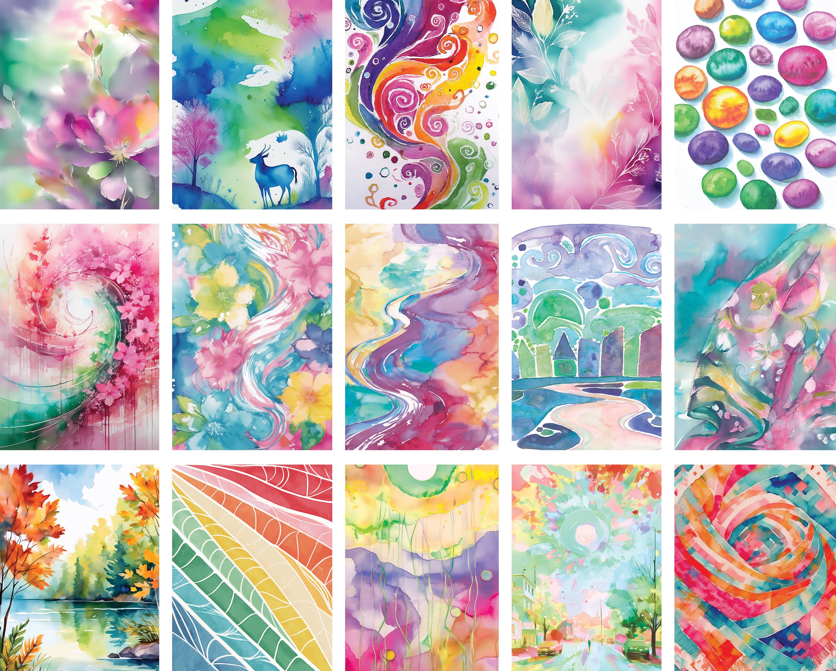 Reverse Coloring Pages - Reversed Coloring Bundle - 40 Printable ...