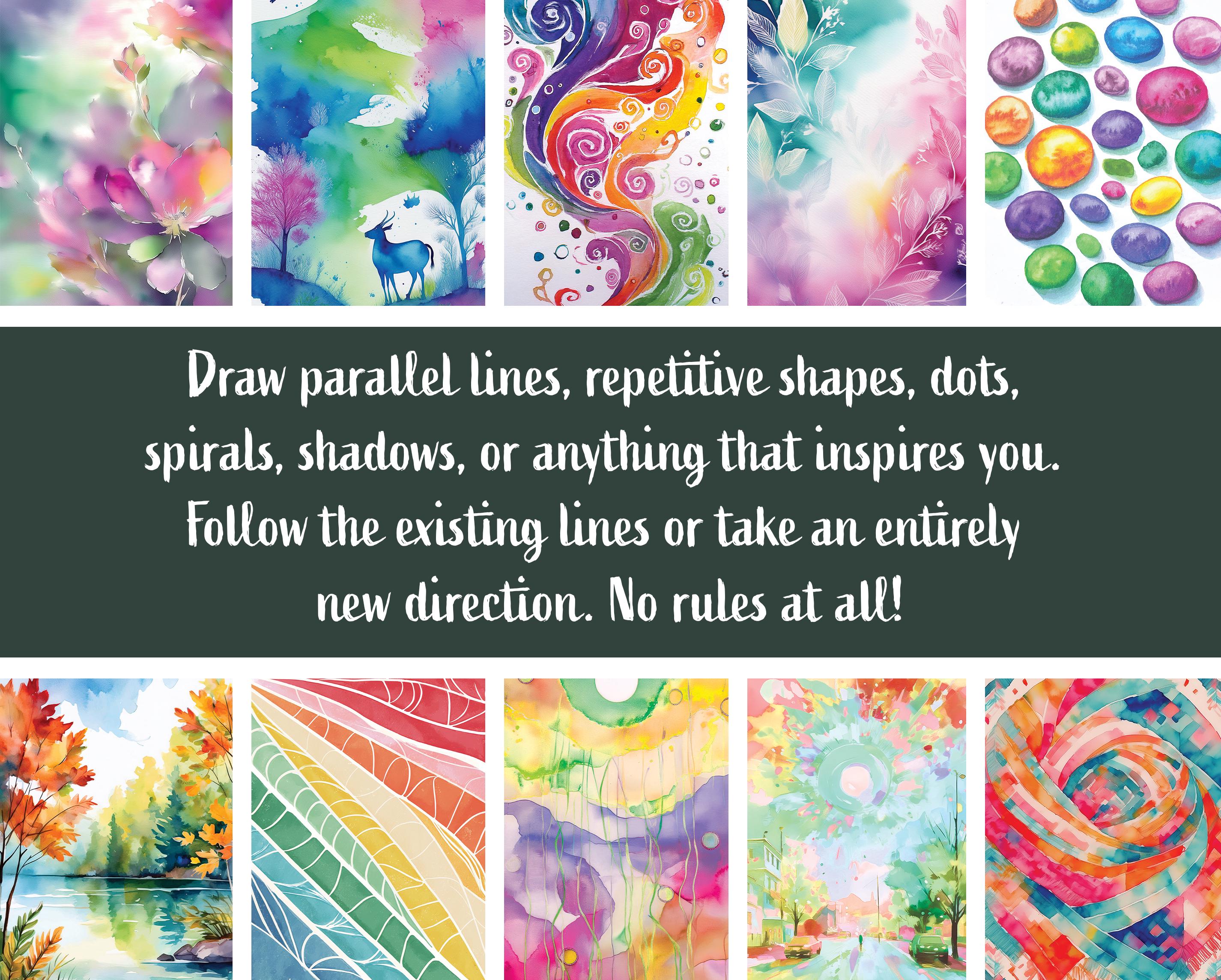 Reverse Coloring Pages - Reversed Coloring Bundle - 40 Printable ...