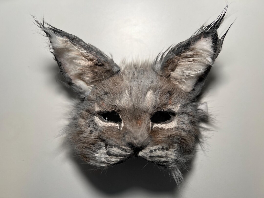 Realistic Bobcat Mask - Etsy