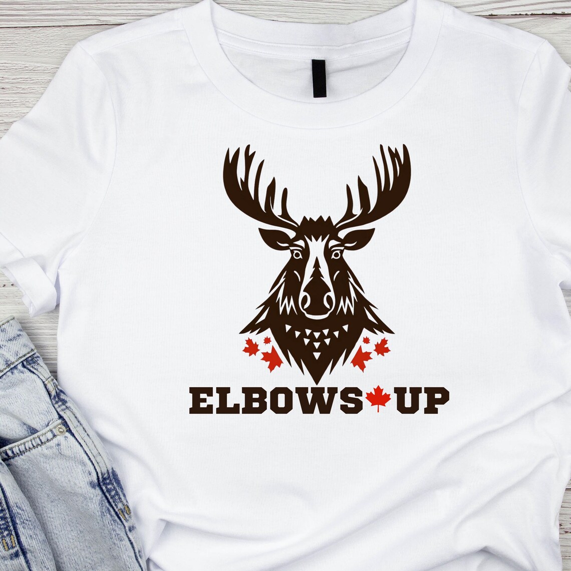 Elbows up PNG SVG and Canva Template Bundle | 5 Monochramatic Beaver ...