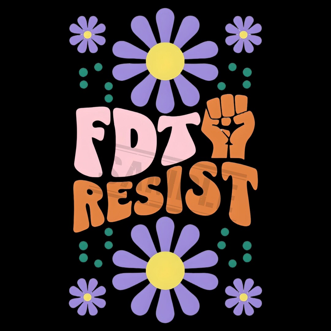 FDT Anti-trump SVG & PNG Bundle | | Foxtrot Delta Tango | 2 Bold ...