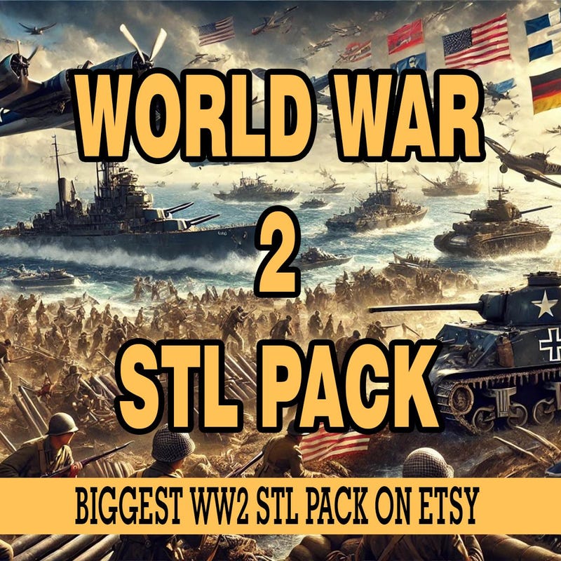 Stl File Ww2 Soldiers - Etsy