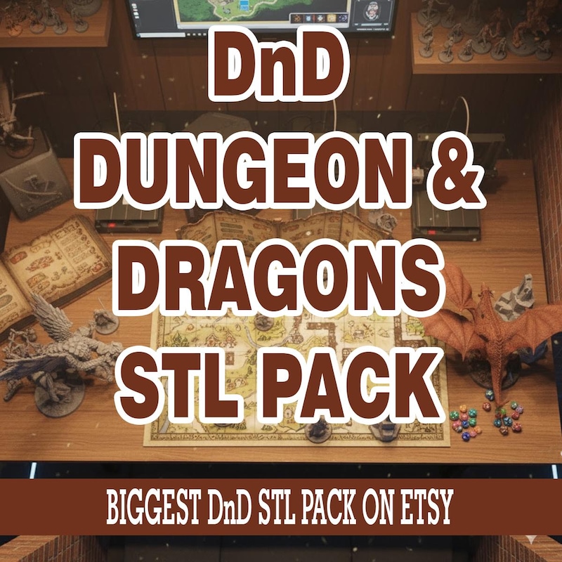 Dnd Monsters Stl File - Etsy