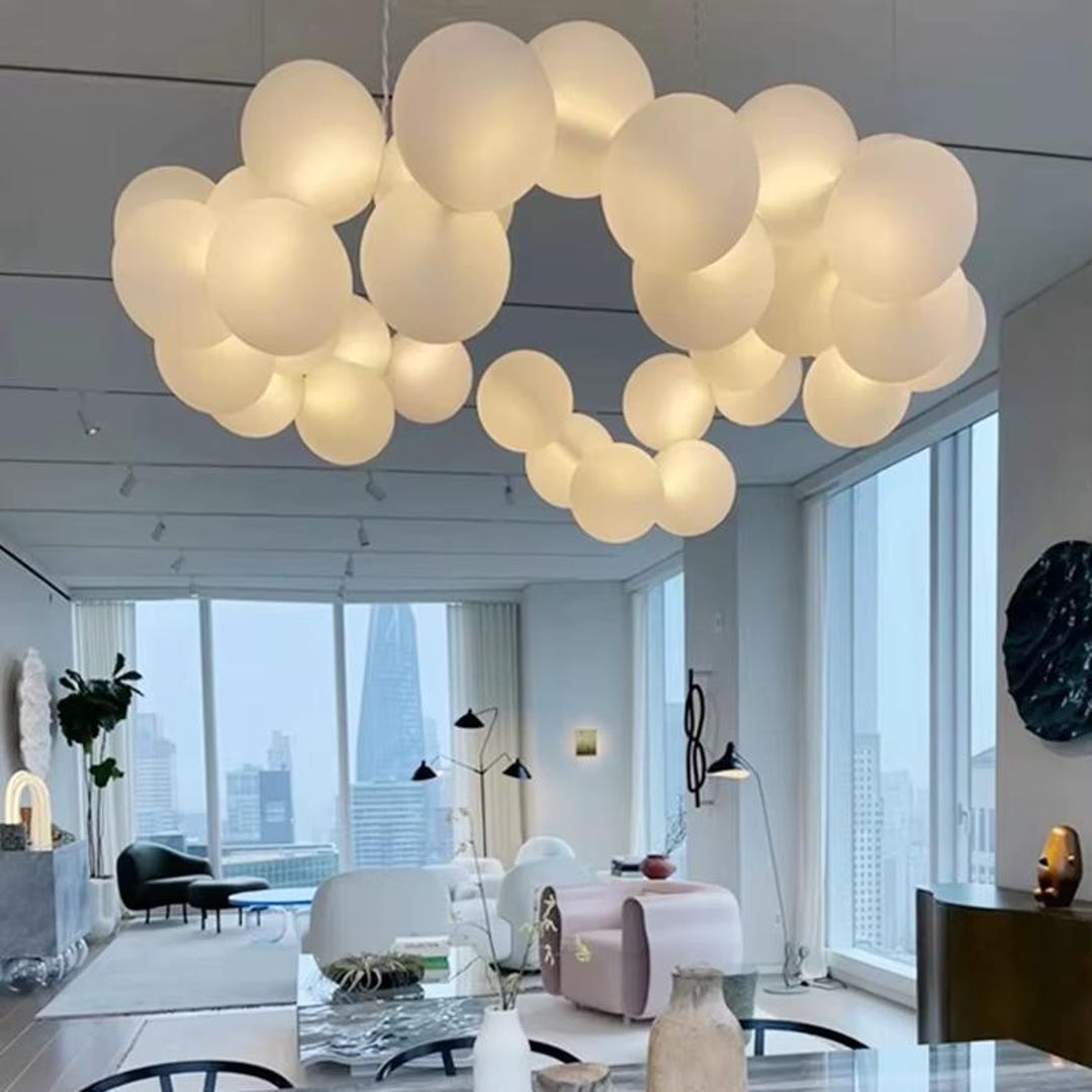 Modern LED Chandelier - Pendant Light for Living Room & Dining Room ...