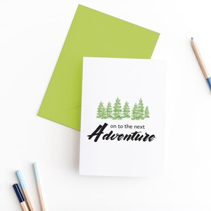 Retirement Card Coworker Leaving Adventure Card Retirement Card for ...