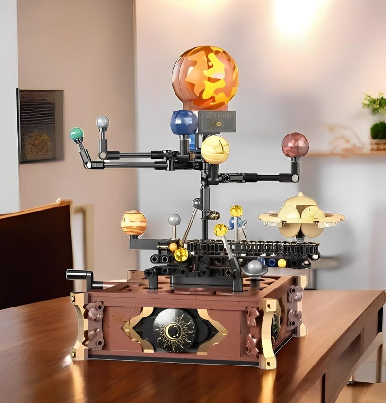 Solar System Model in Building Blocks - Interactive Orbital Model ...