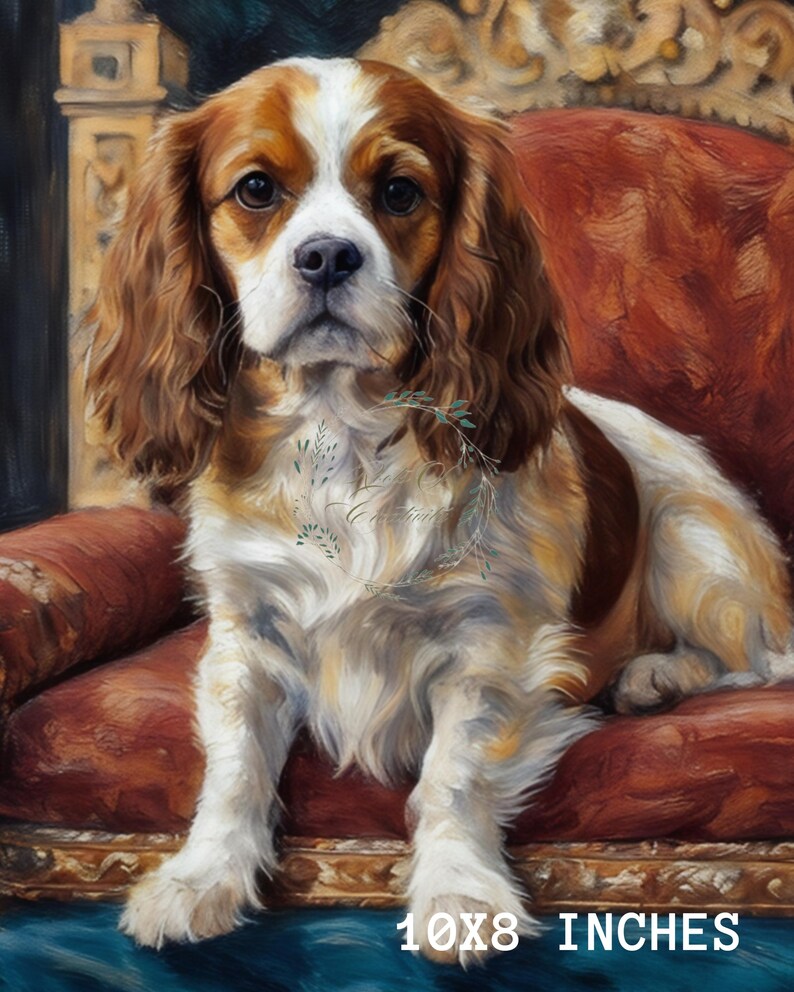 Cavalier King Charles Spaniel - Dog Art Print #CKCS01 - Etsy