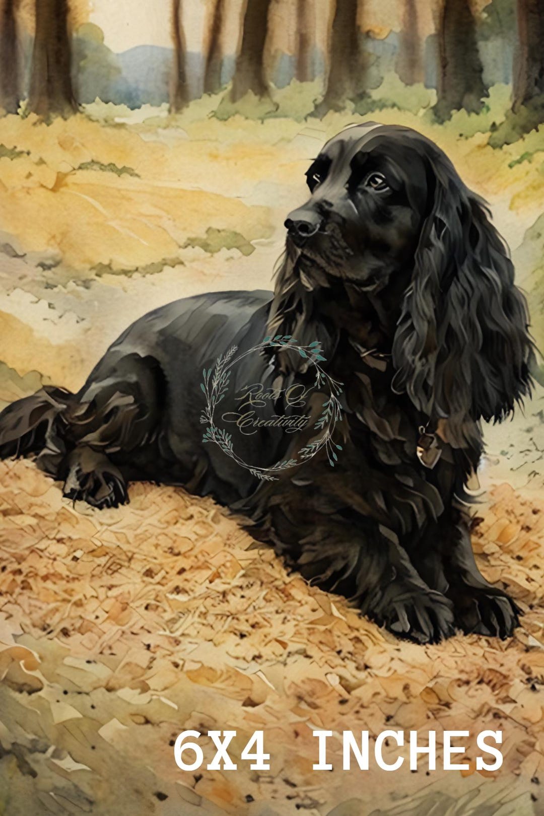 Cocker Spaniel Art - Watercolour-style - Beautiful Artwork Print - # ...