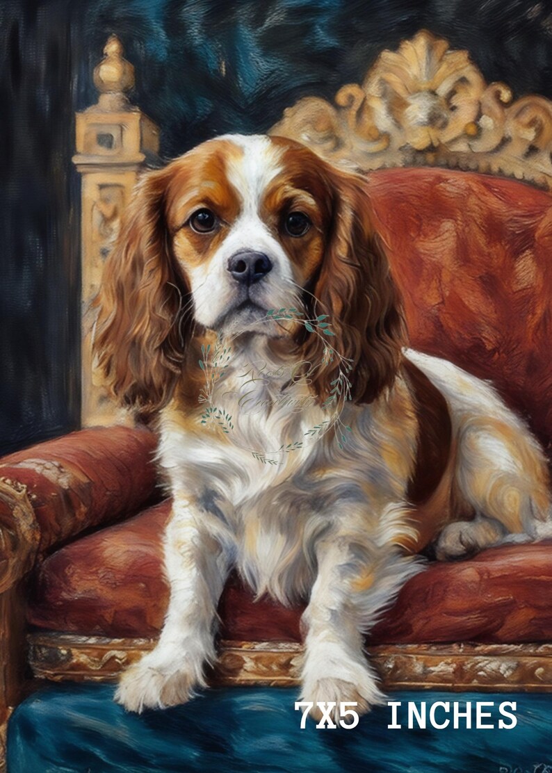 Cavalier King Charles Spaniel - Dog Art Print #CKCS01 - Etsy