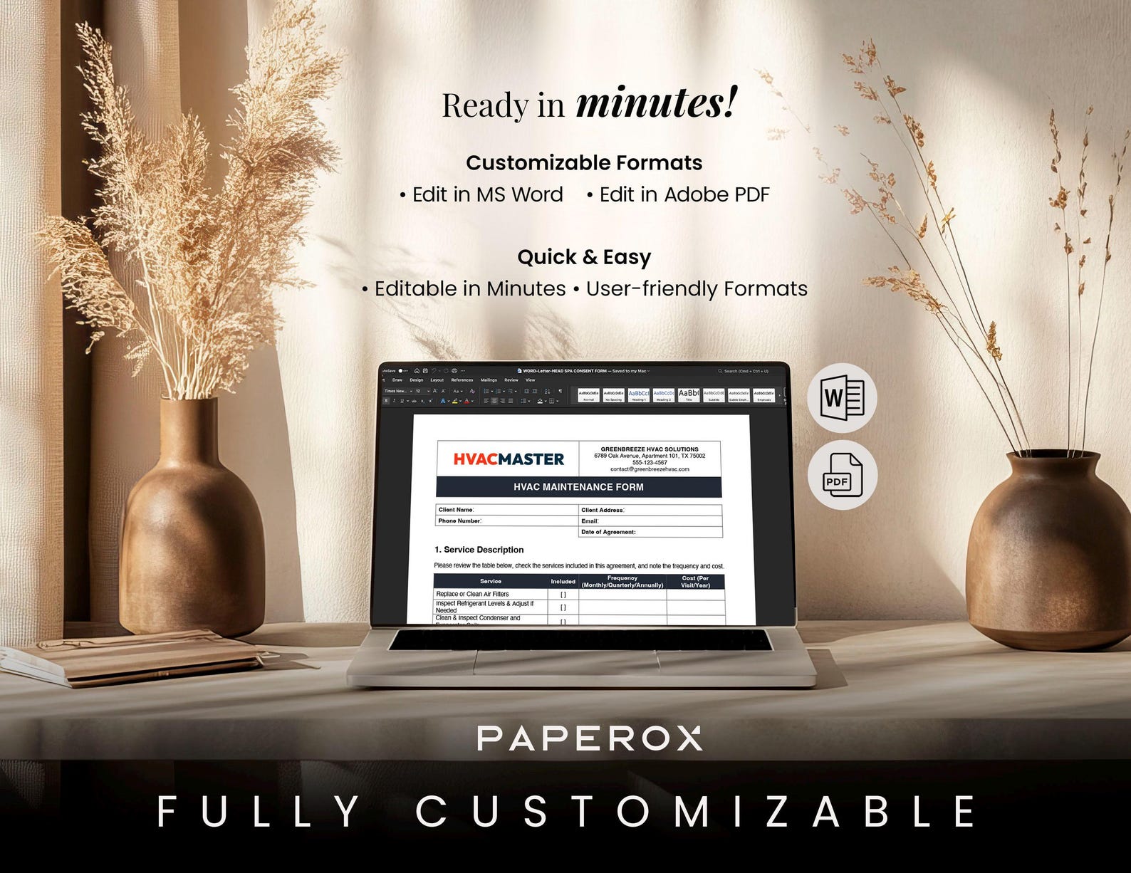 HVAC Maintenance Service Form - Preventative & Commercial HVAC Service ...