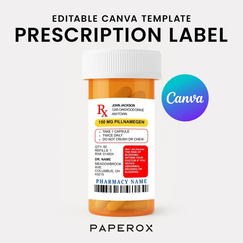 Pill Bottle - Etsy