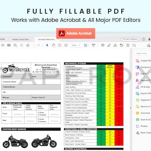 Visual Motorcycle Inspection Report - Multi-point Motorcycle Inspection ...