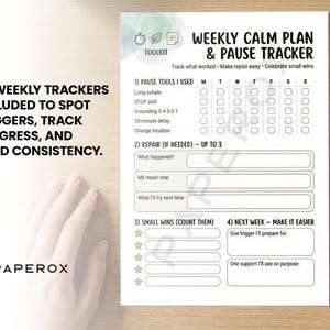 Impulse Control Worksheets Bundle + Anger Management Wheel Poster, Self ...