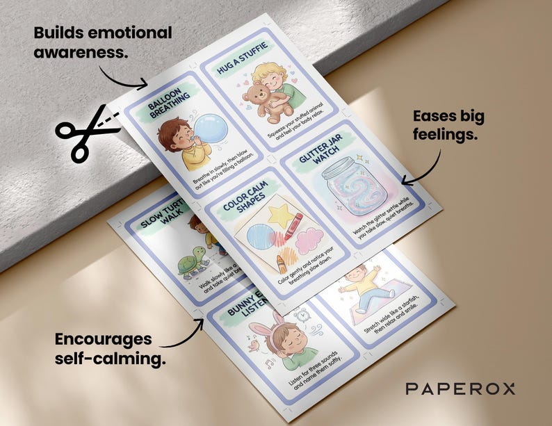 52 Calming Strategy Cards for Kids - Coping Skills & Self-regulation ...