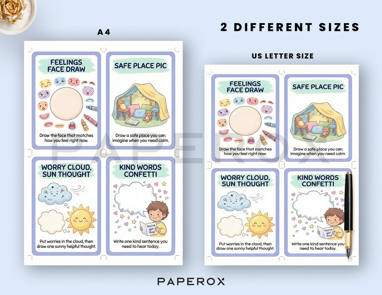 52 Calming Strategy Cards for Kids - Coping Skills & Self-regulation ...