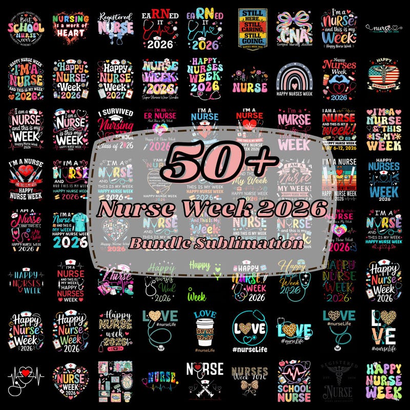 Nurse Week 2026 Svg - Etsy