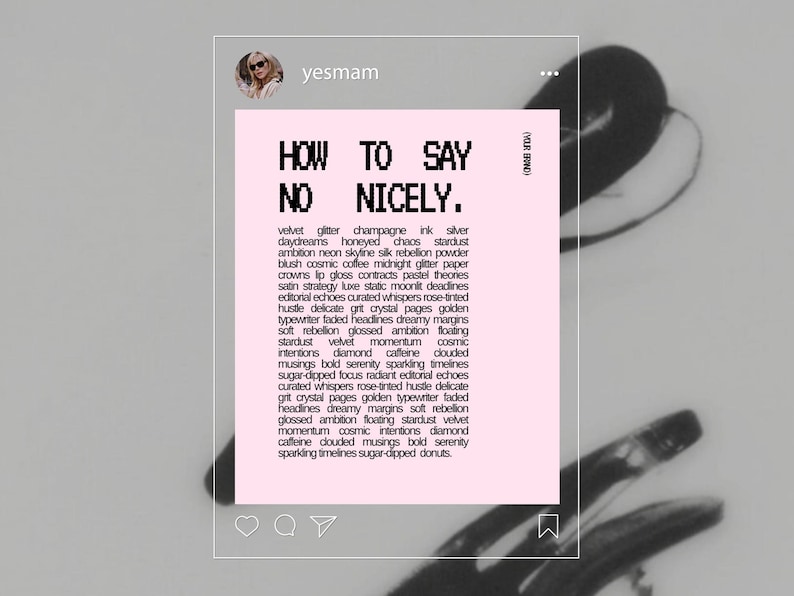 Magazine Style Instagram Templates: Canva Mini Set (digital Download ...