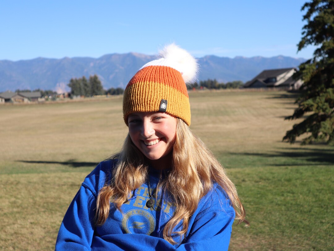 Candy Corn Hat PATTERN & VIDEO TUTOTRIAL/ Circular Knitting Machine (pdf Pattern) - Etsy