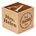 Personalized Wood Name Cube: Engraved Teacher Appreciation Gift - Etsy