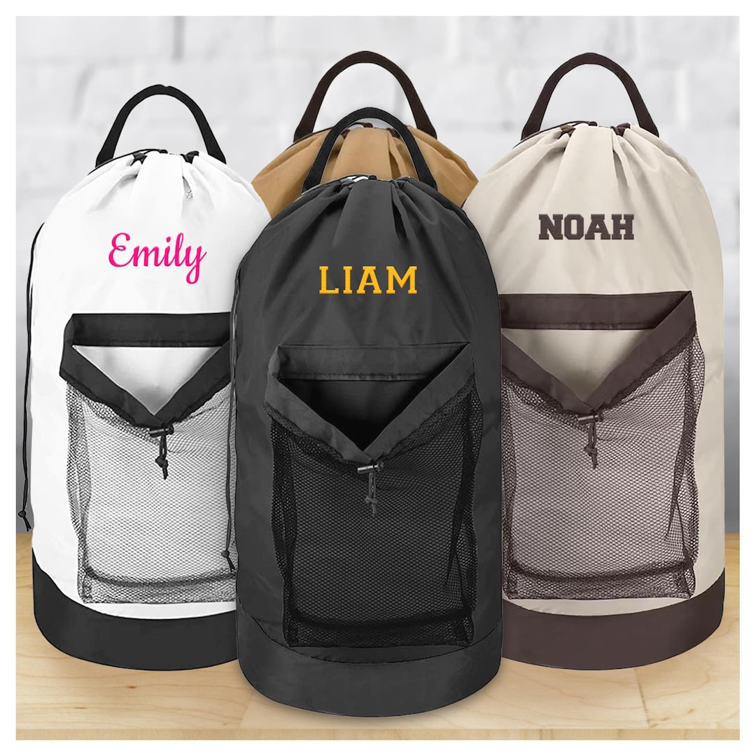 Personalized Laundry Bag College | Monogrammed Laundry Graduation XL ...