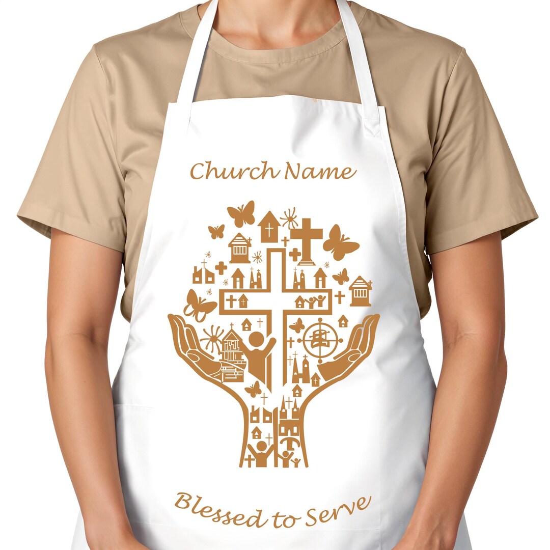 Personalized Christian Cooking Apron for Men & Women - Custom Blessed ...