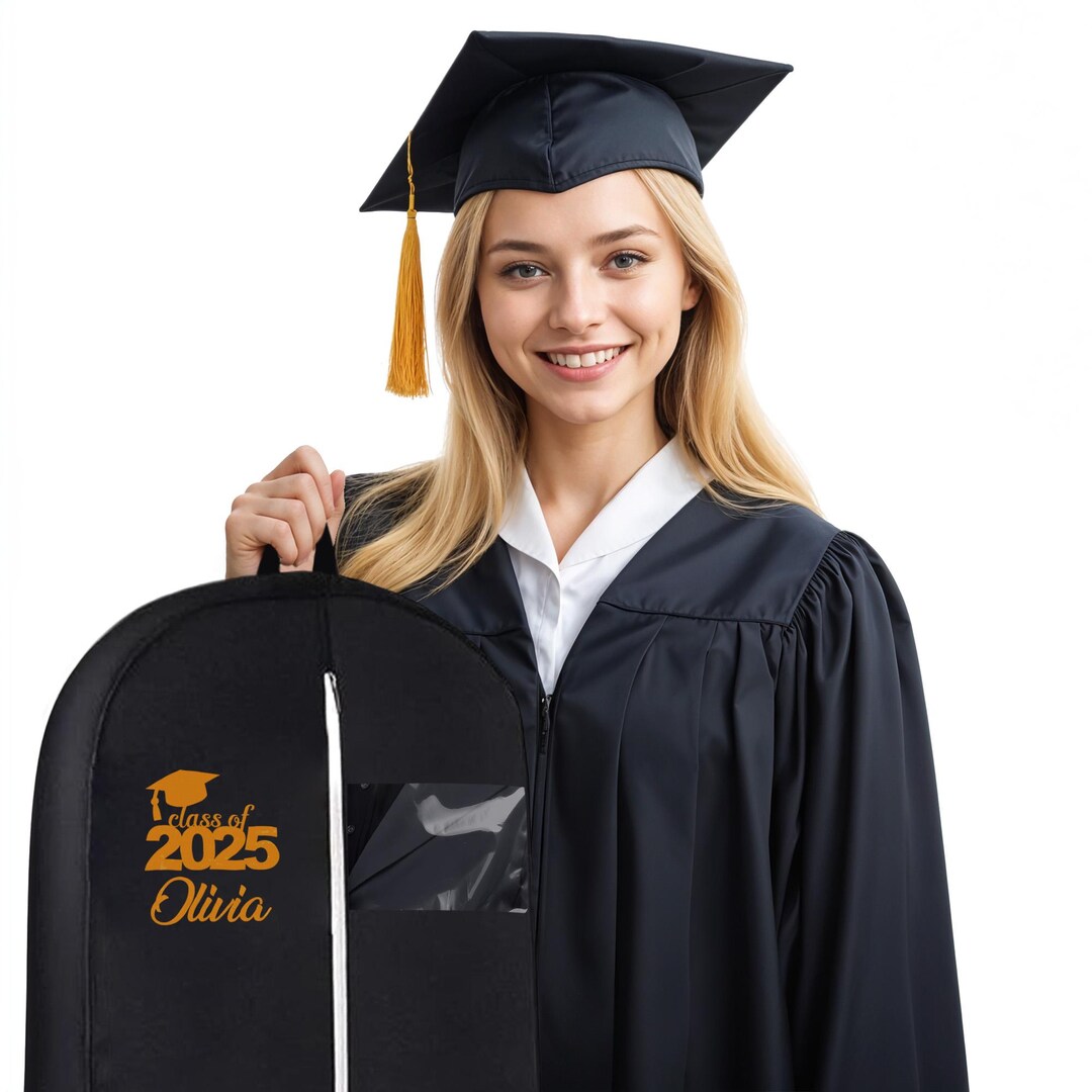 Personalized Graduation Garment Bag: Class of 2025, Senior Gift - Etsy