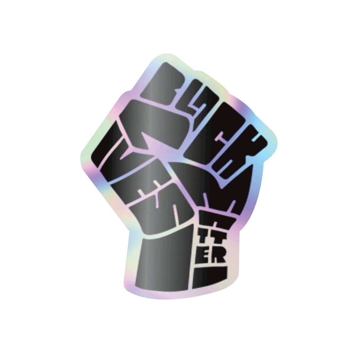 BLM Black Lives Matter Sticker Decal Fist Solidarity Ally - Etsy