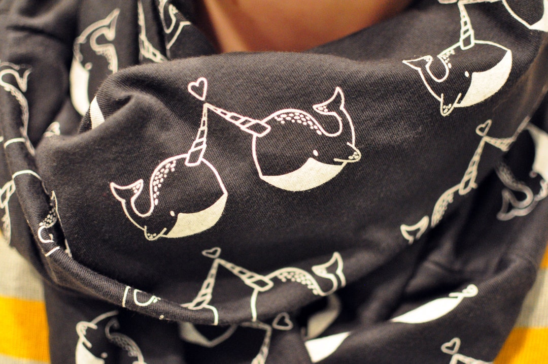 Narwhal Scarf, Geek, Face Mask, Narwhal Mask, Nautical Gaiter, Whale ...