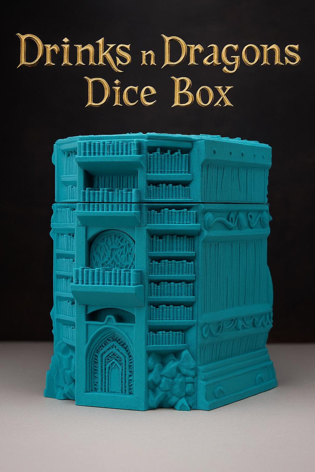 Arcane Vault Dice Box: 3D Printed PLA, Felt Interior, Paintable - Etsy