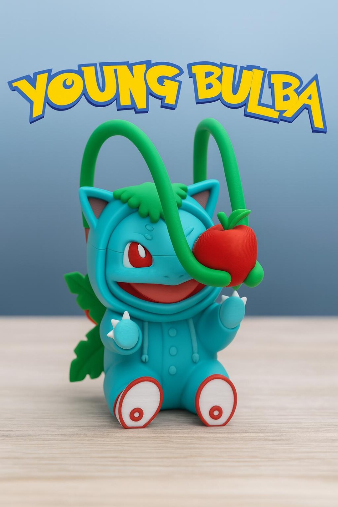 Young Bulba – 3D Printed Pokémon-inspired Figurine | Multi-color PLA ...