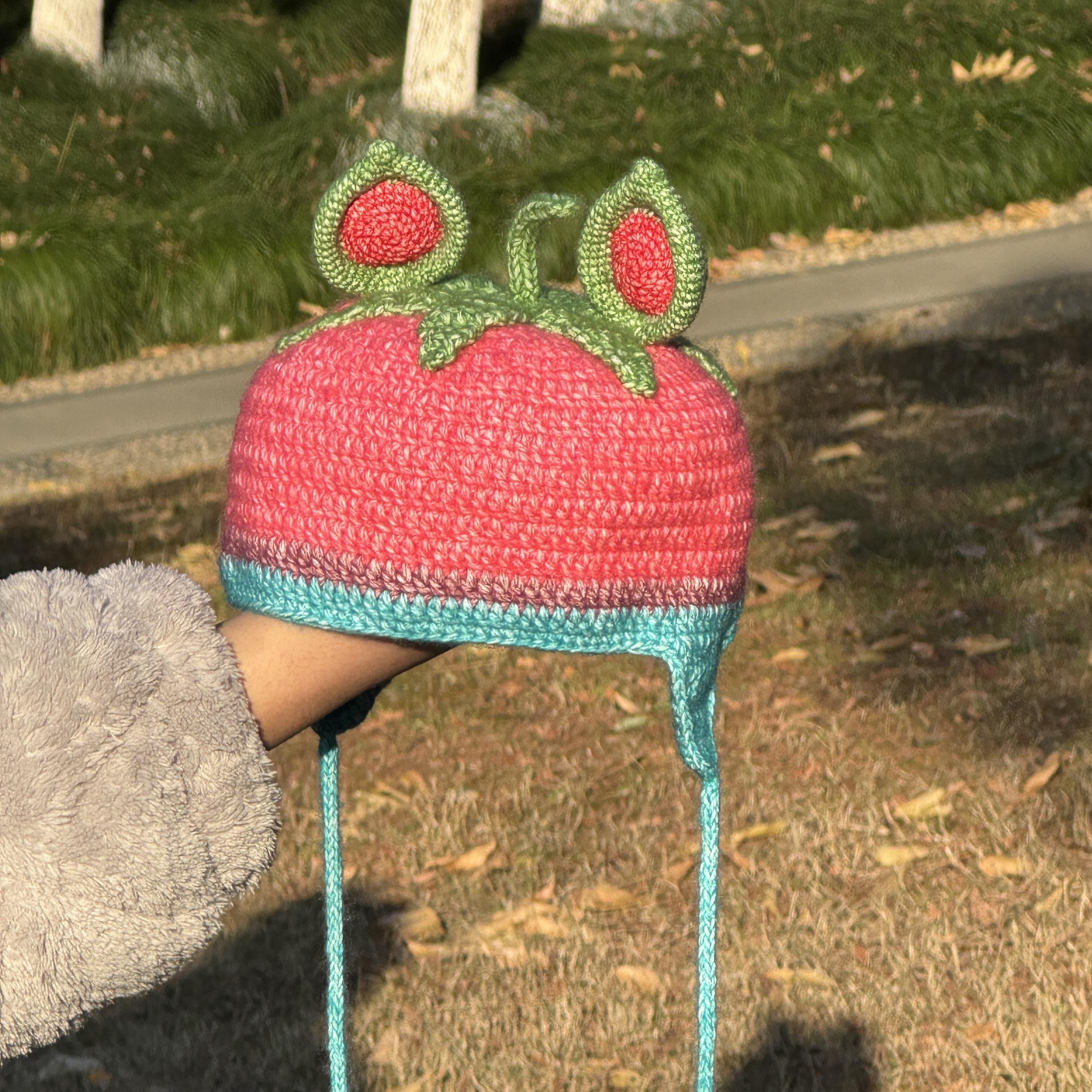 Crochet Pattern for Super Cute Strawberry Hat – Perfect for Kids and ...