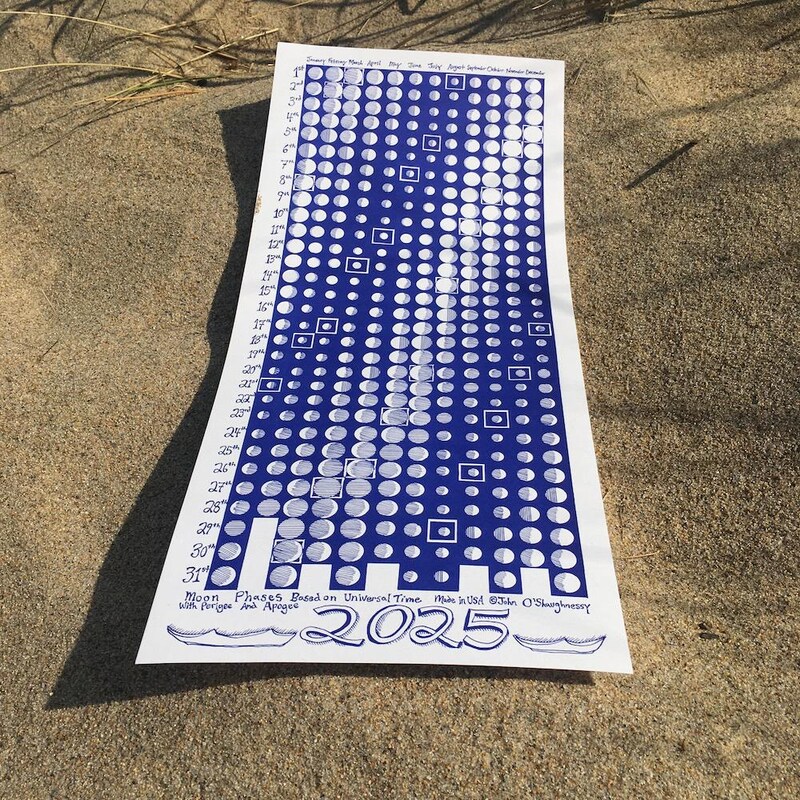 Moon Calendar - Etsy