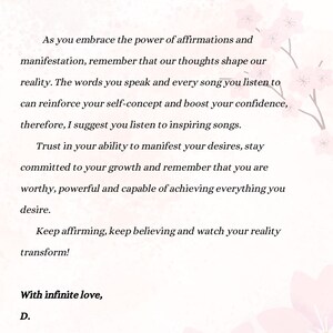10 Powerful Self-concept Affirmations - Etsy