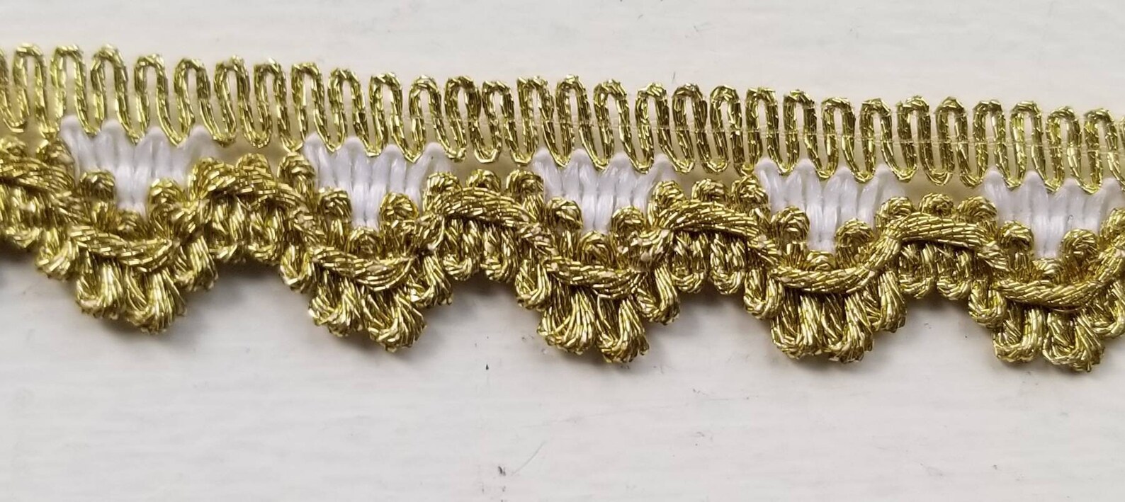 17 Yards Gold Metallic Braid With White Purple or Black Thread | Etsy