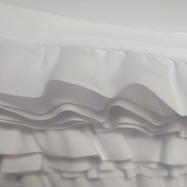 White Ruffle Trim - Etsy
