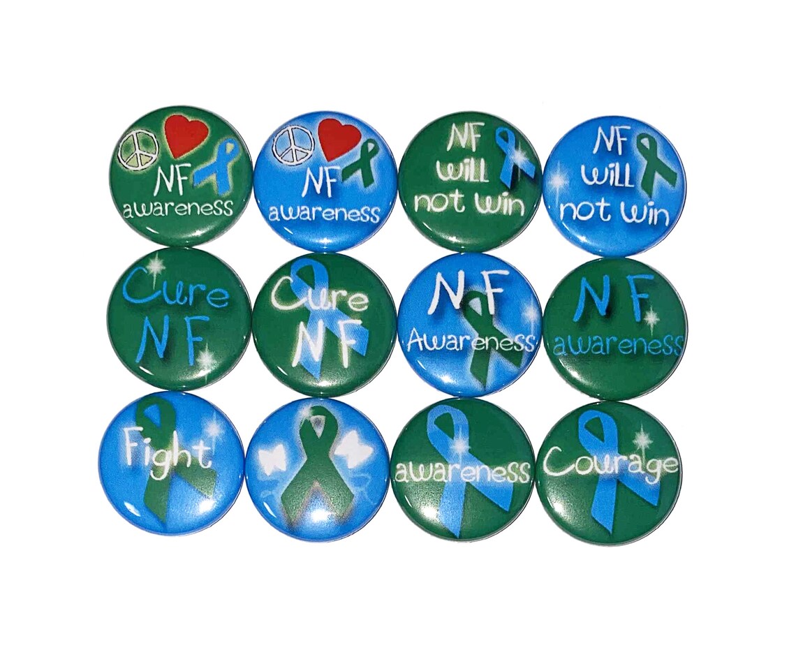 Neurofibromatosis NF 1 1.25 1.5 Button - Etsy