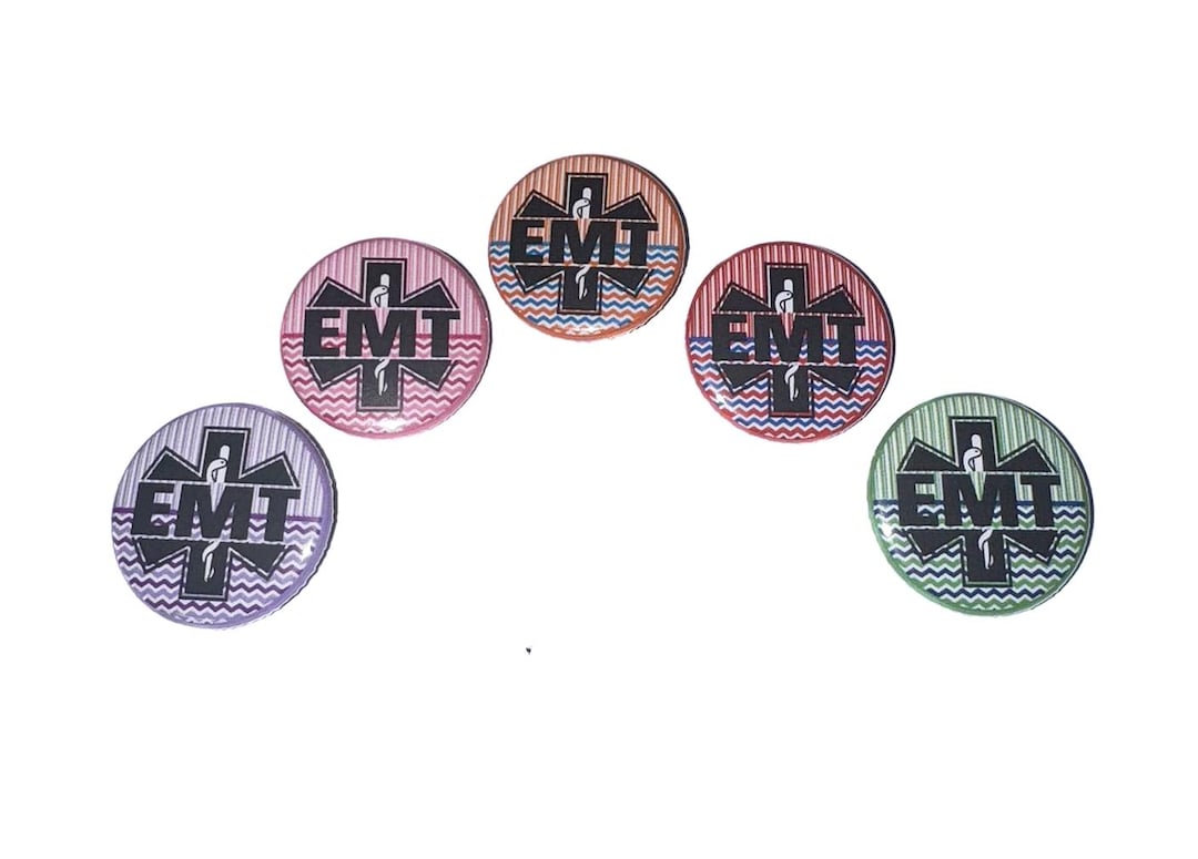 EMT, Emergency Service, 1", 1.25", 1.5", 2.25", Button, Emt Theme, Emt ...