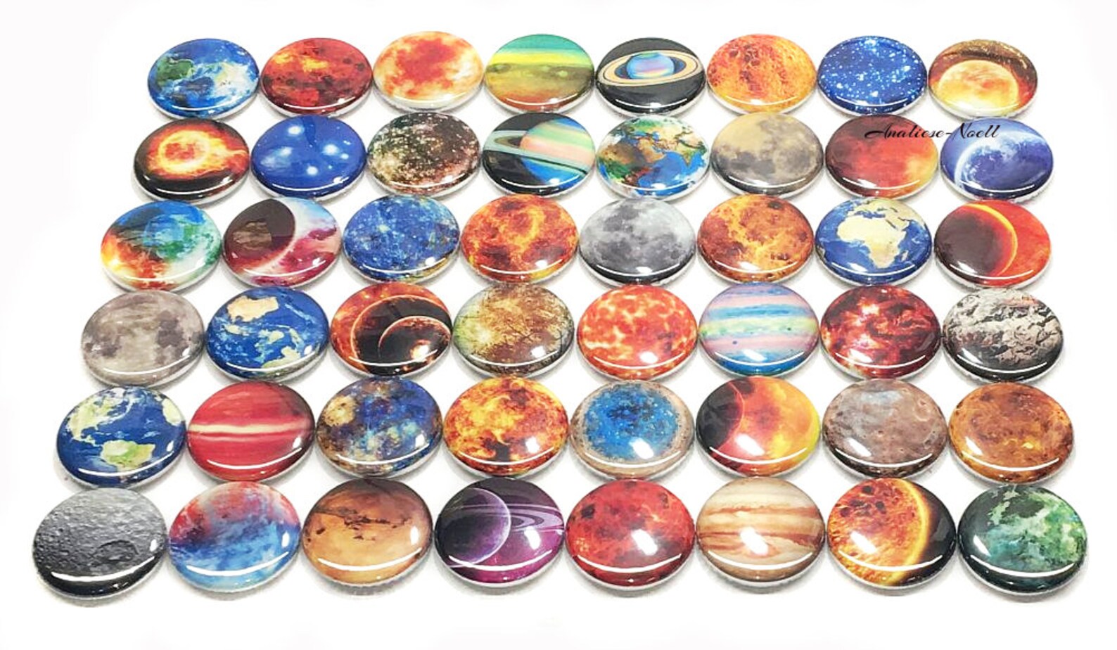 Planet Magnet Solar System Magnet 1 1.25 - Etsy