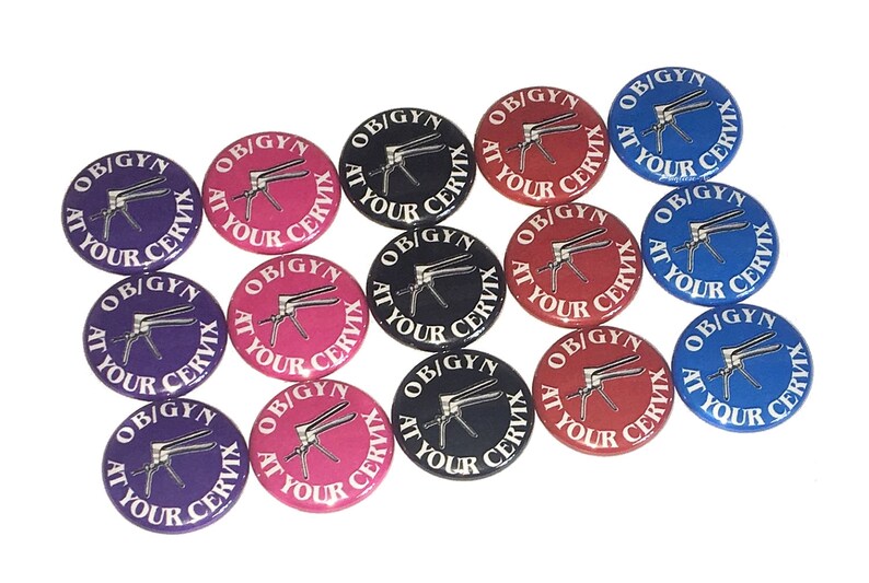 OB, GYN, 1", 1.25", 1.5", Button, Ob Gyn Theme, Obstetrics, Gynecology ...
