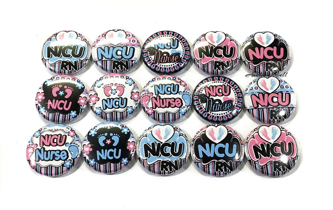 NICU Nurse Magnet, NICU, 1", 1.25", Button Magnet, Nicu Theme, Nicu ...
