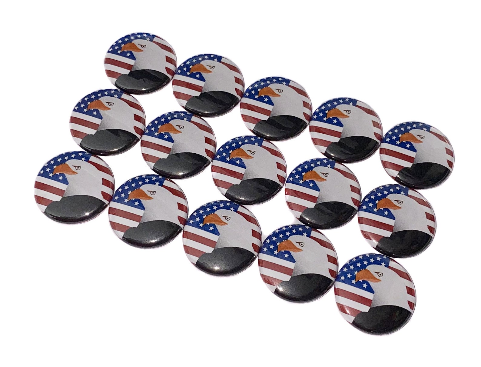 Bald Eagle 1 1.25 Button Eagle Bald Eagle - Etsy