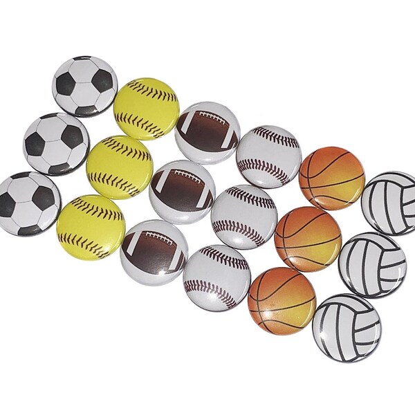 Basketball Buttons - Etsy